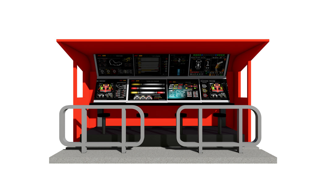 Pitwall - Set of x2 – SlotCarArchitect